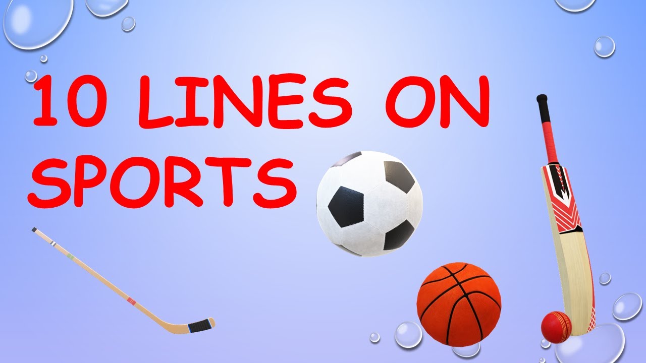10 lines on Sports | Essay On Sports 10 lines | Sports 10 lines ...