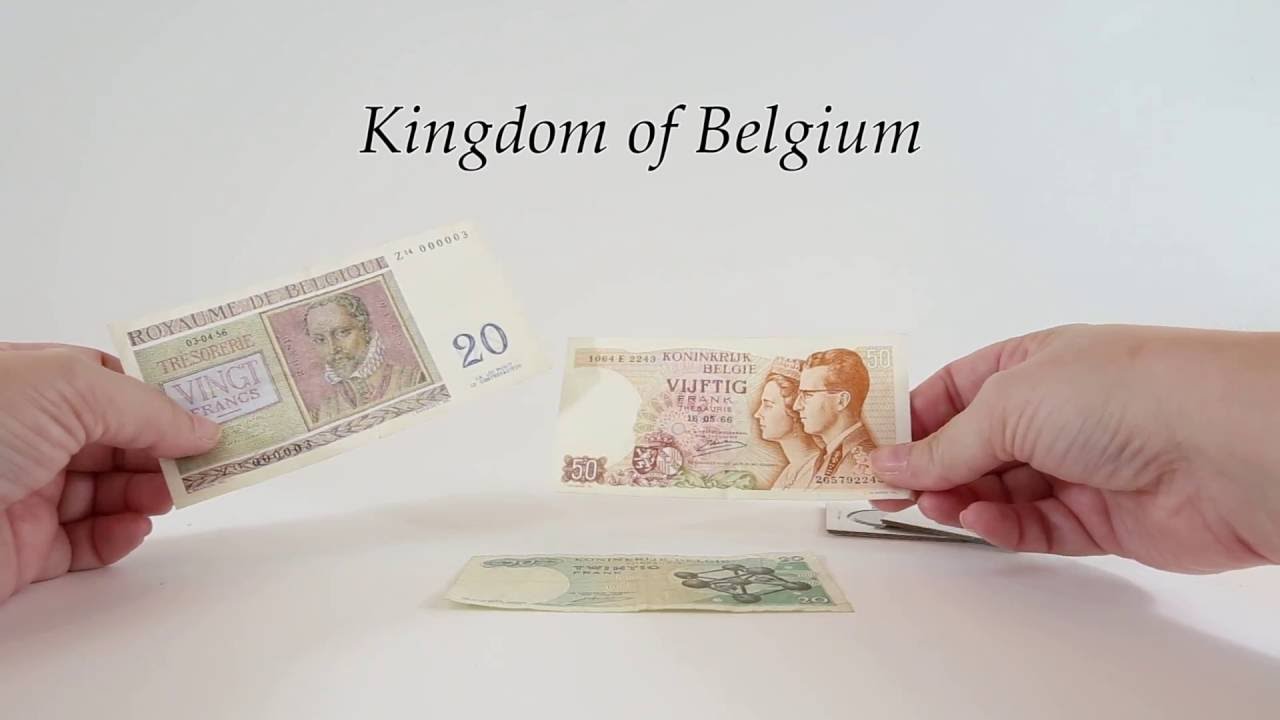 Episode #2 - BELGIUM - Belgian Franc Banknotes and Coins - YouTube