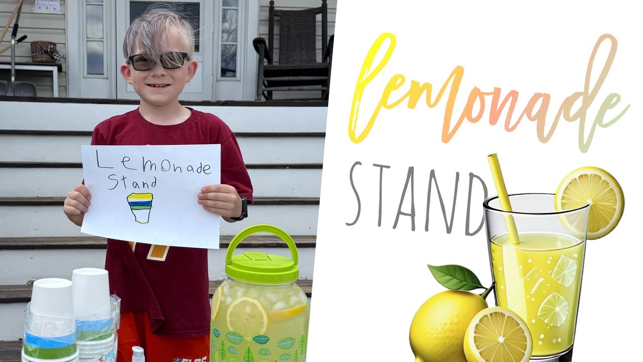 Vlog 2361 - A Lemonade Stand 🍋🥤 - YouTube