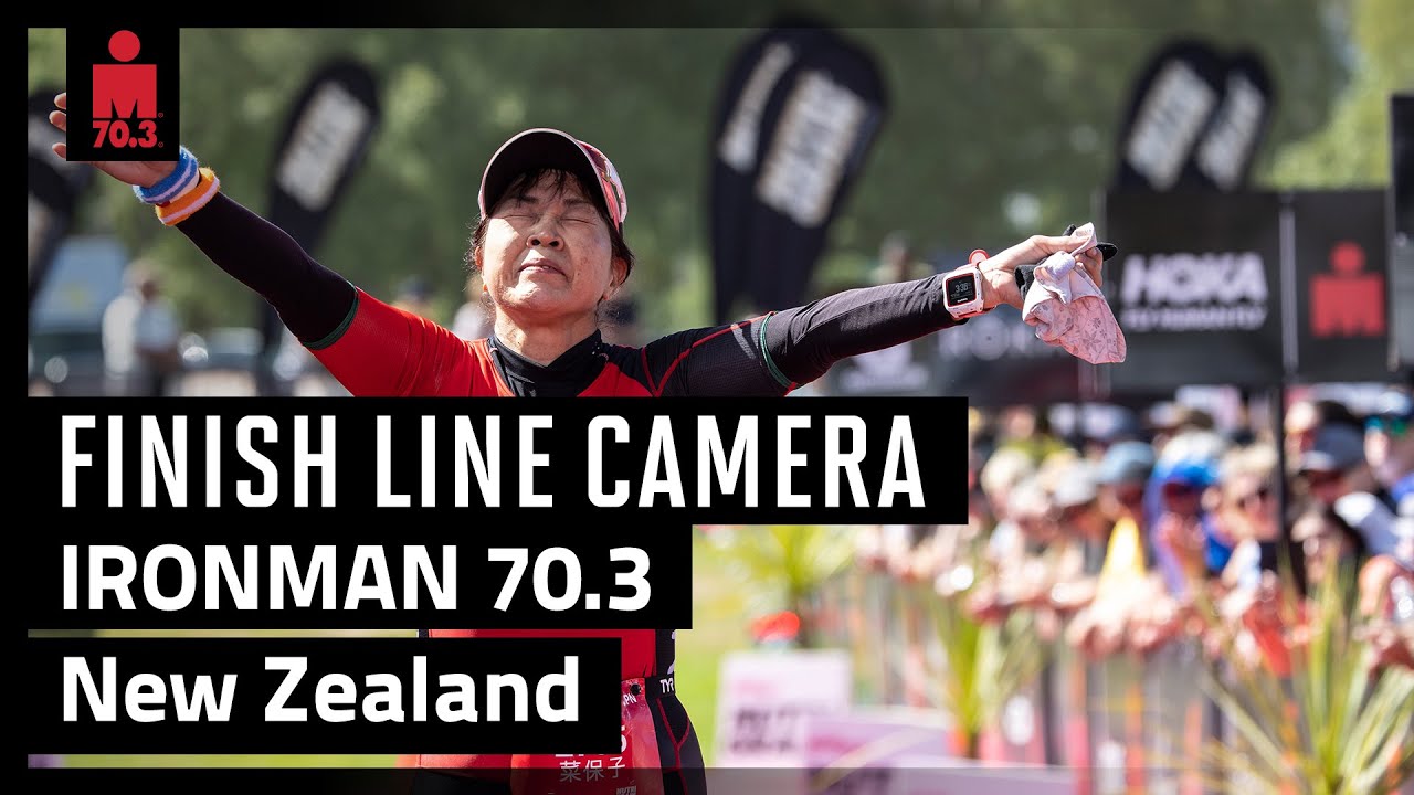 2024 IRONMAN 70.3 New Zealand | Finish Line Camera - YouTube