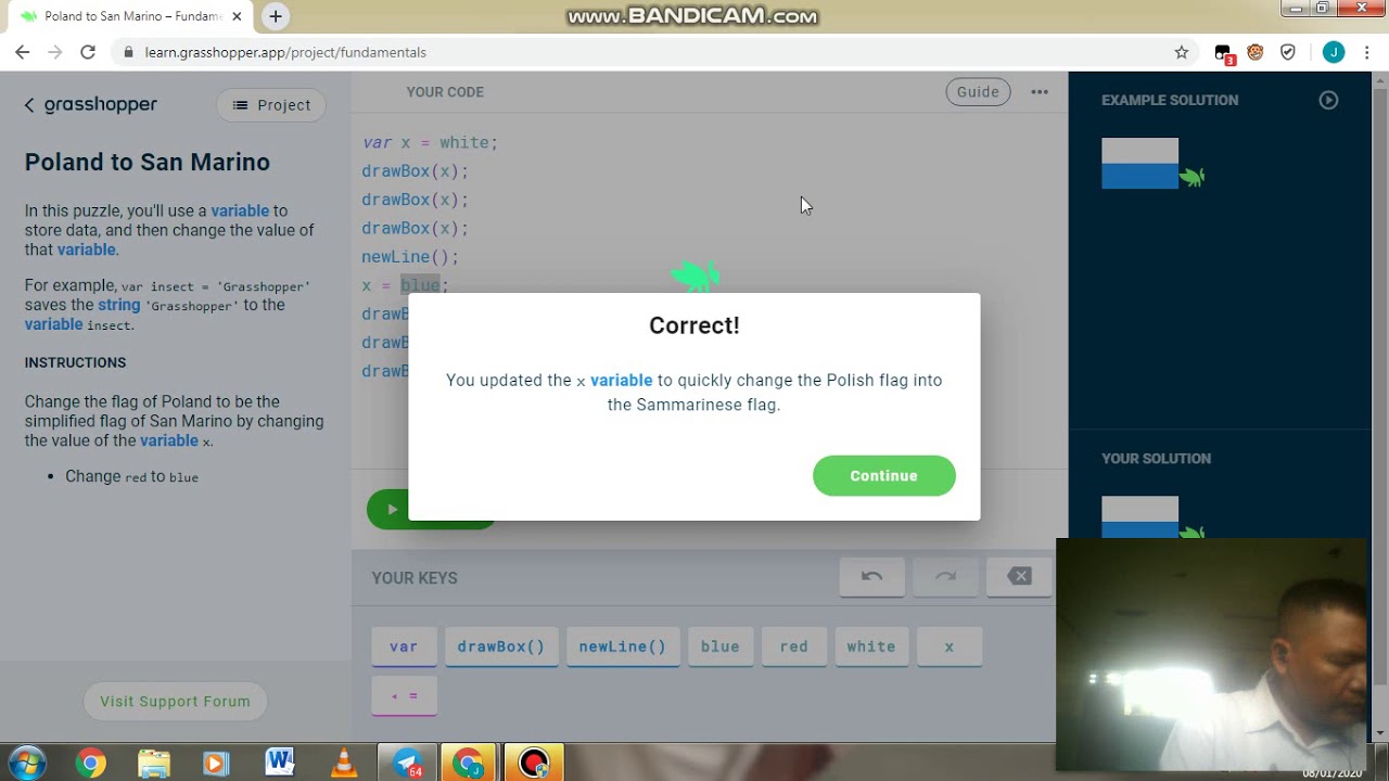 Belajar Java Script Dengan Grasshopper Tugas 3 Youtube 5132