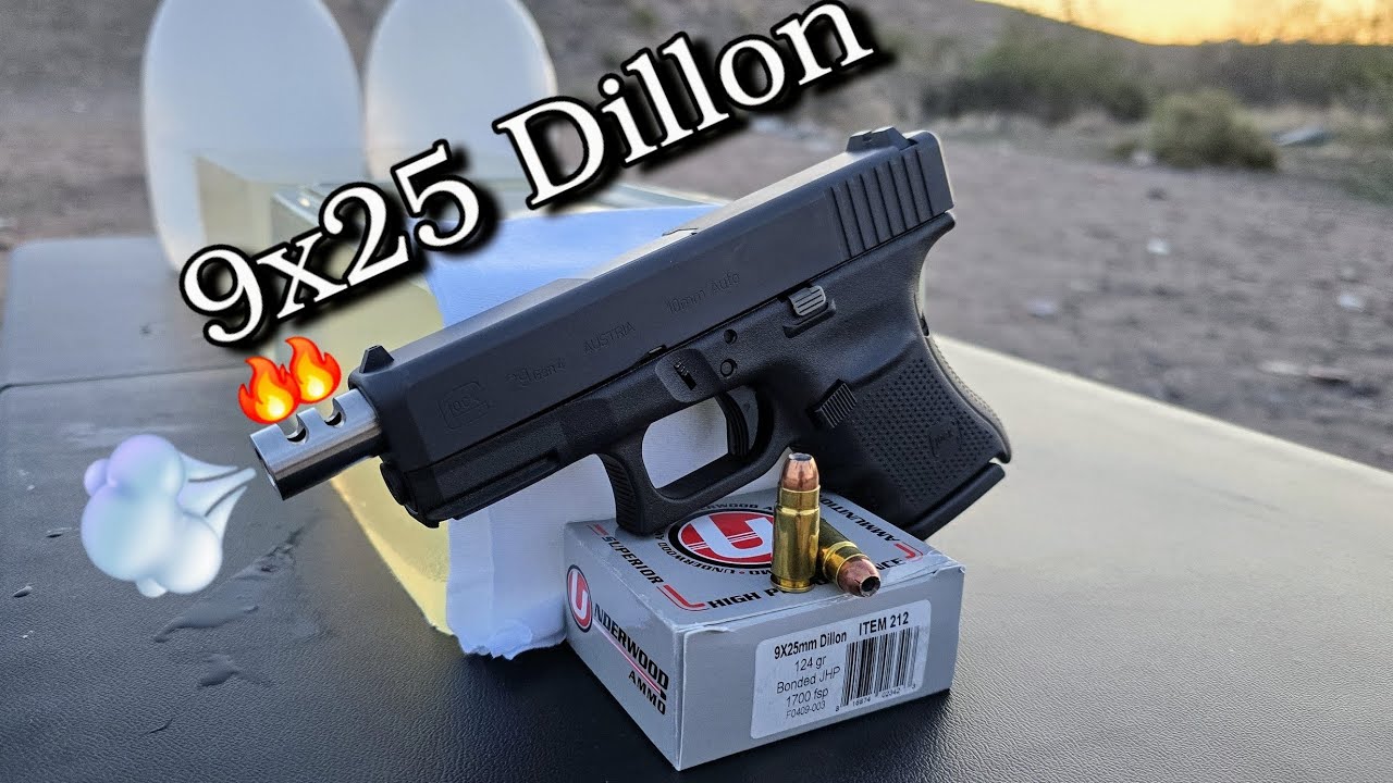 9x25mm Dillon (Underwood 124gr Nosler) Ballistics Gel Test - YouTube
