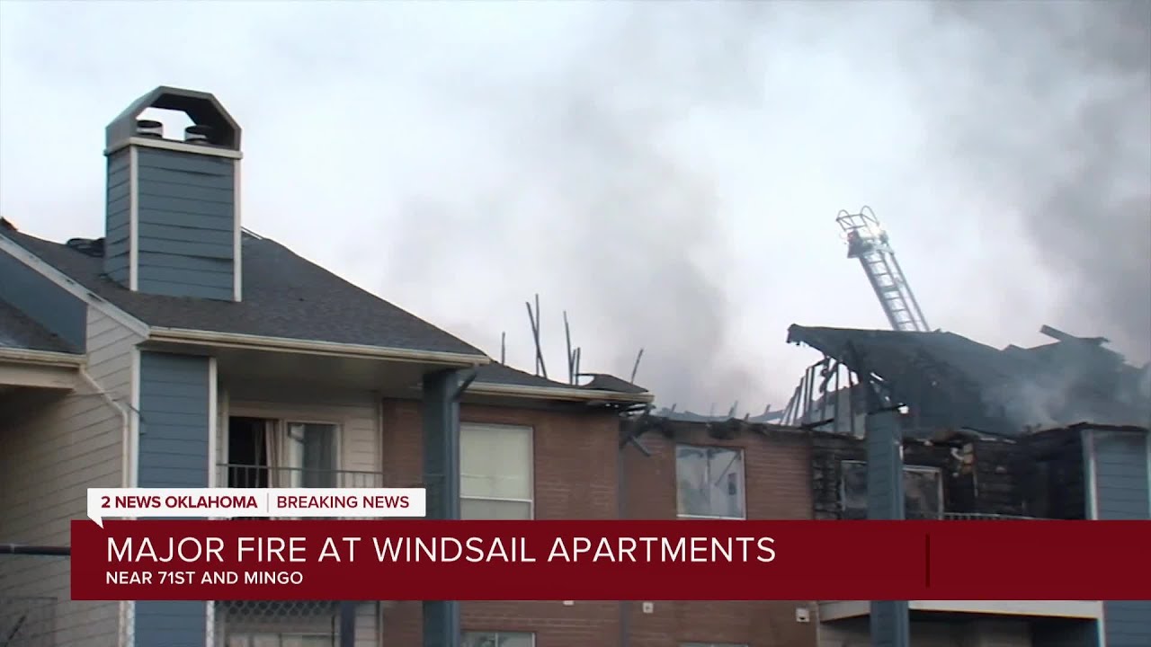 3-alarm fire forces dozens to evacuate at Tulsa apartments - YouTube
