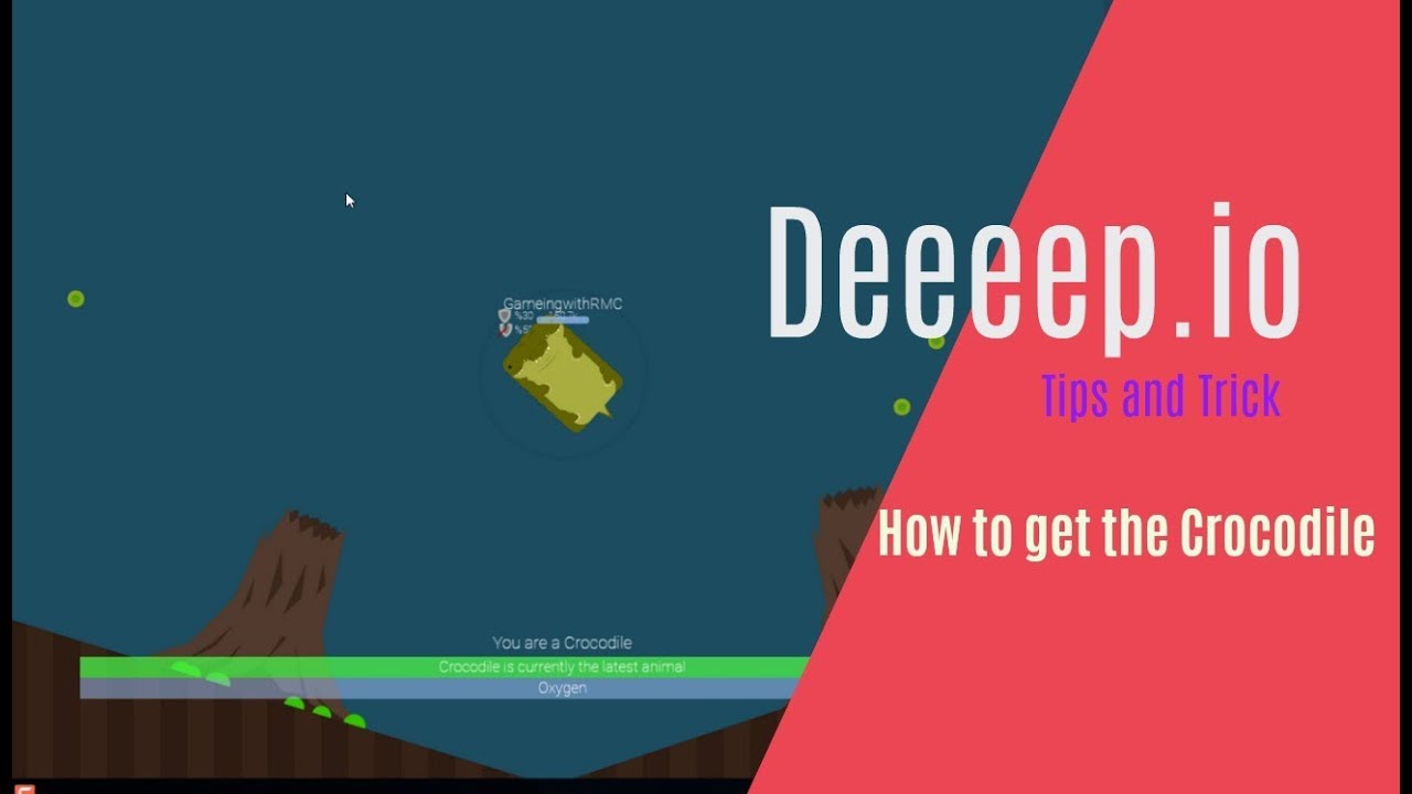 Deeeep.io How to get the Crocodile - YouTube