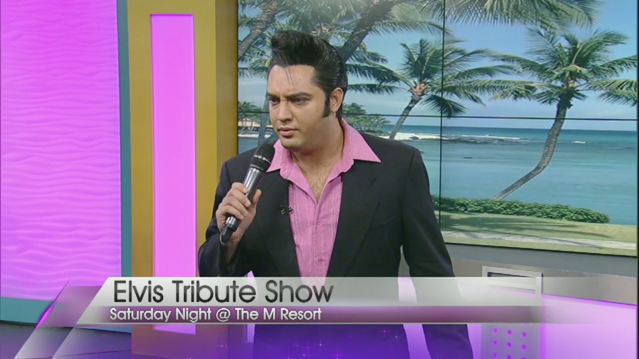 Elvis tribute artist Justin Shandor performs on VVL - YouTube