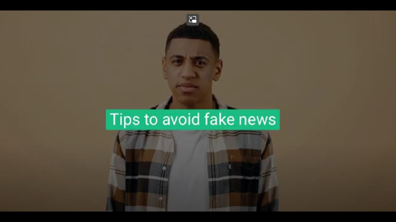 Tips to avoid fake news - YouTube