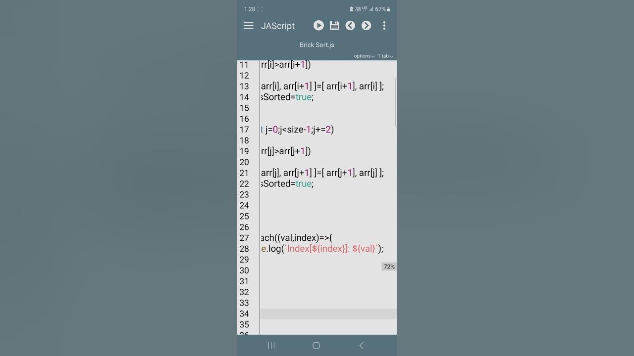 JavaScript : Learn Odd-Even Sort - YouTube