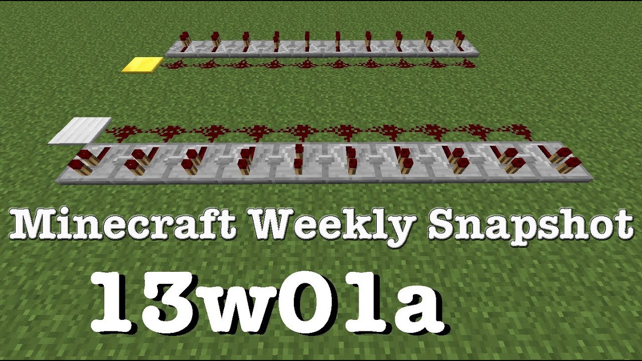 Minecraft Weekly Snapshot 13w01a- New Redstone Items and Trapped Chest ...