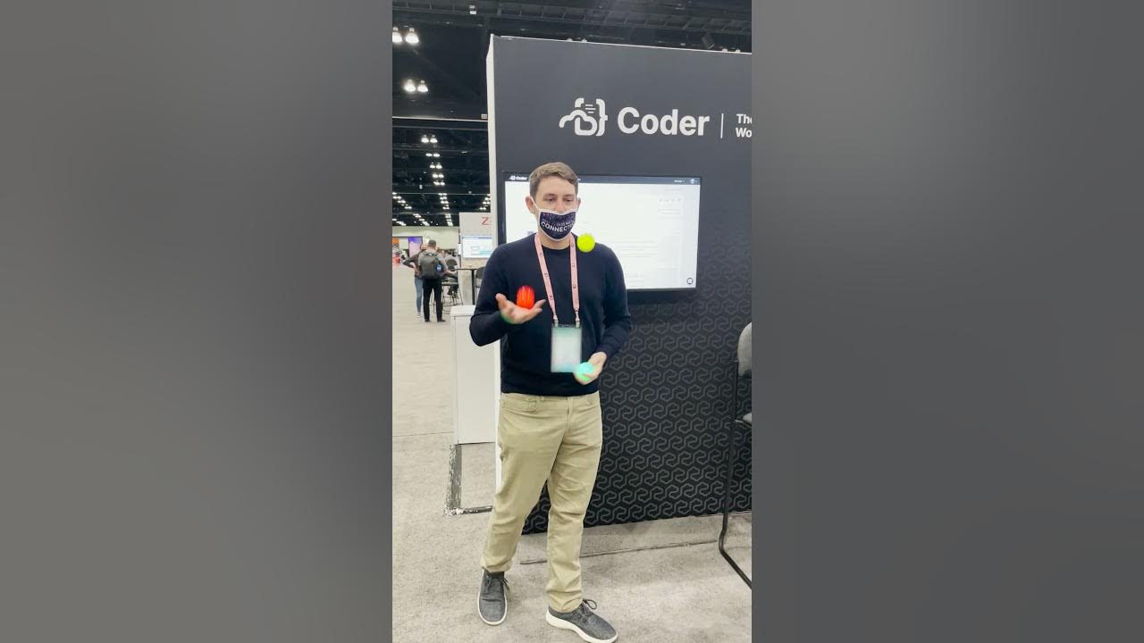KubeCon Fun with Coder Swag - YouTube