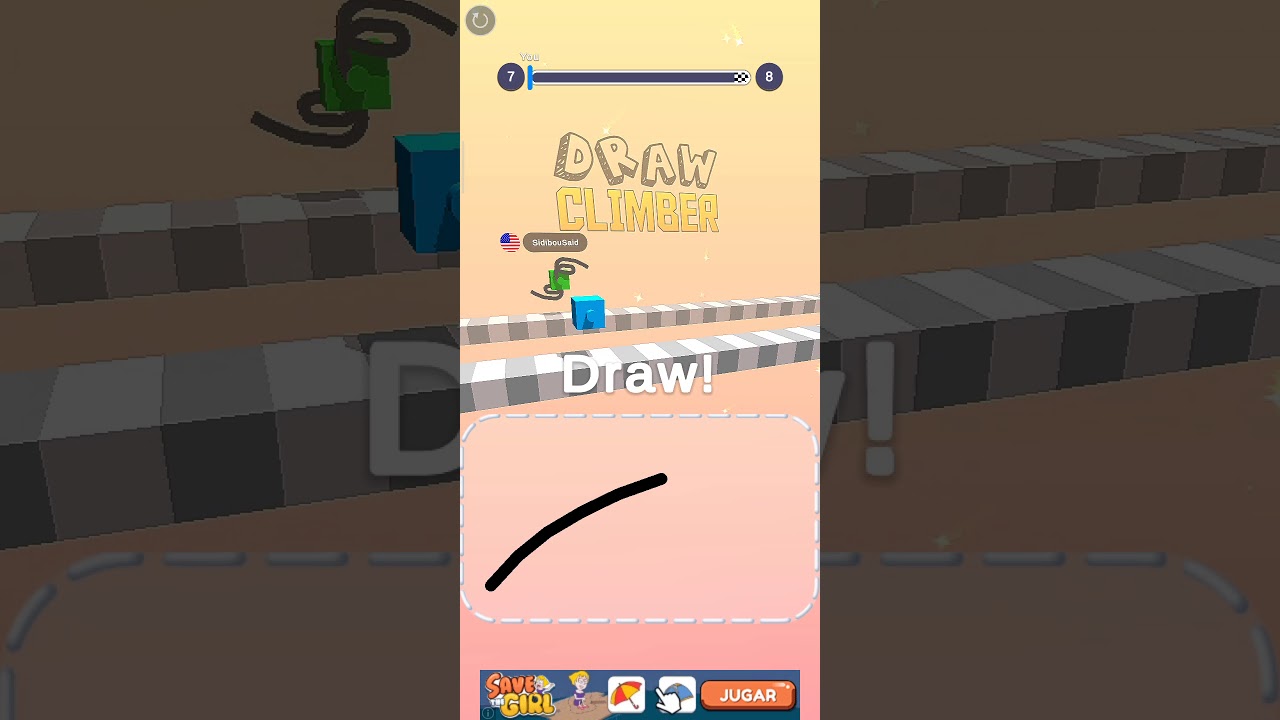 Level 7 draw climber walkthrough - YouTube