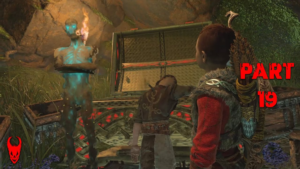 GOD OF WAR walkthrough PART 19 (FAFNIR'S HOARD) - YouTube