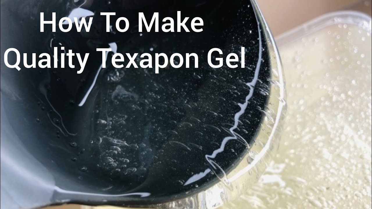 How To Make Quality Texapon Gel - YouTube