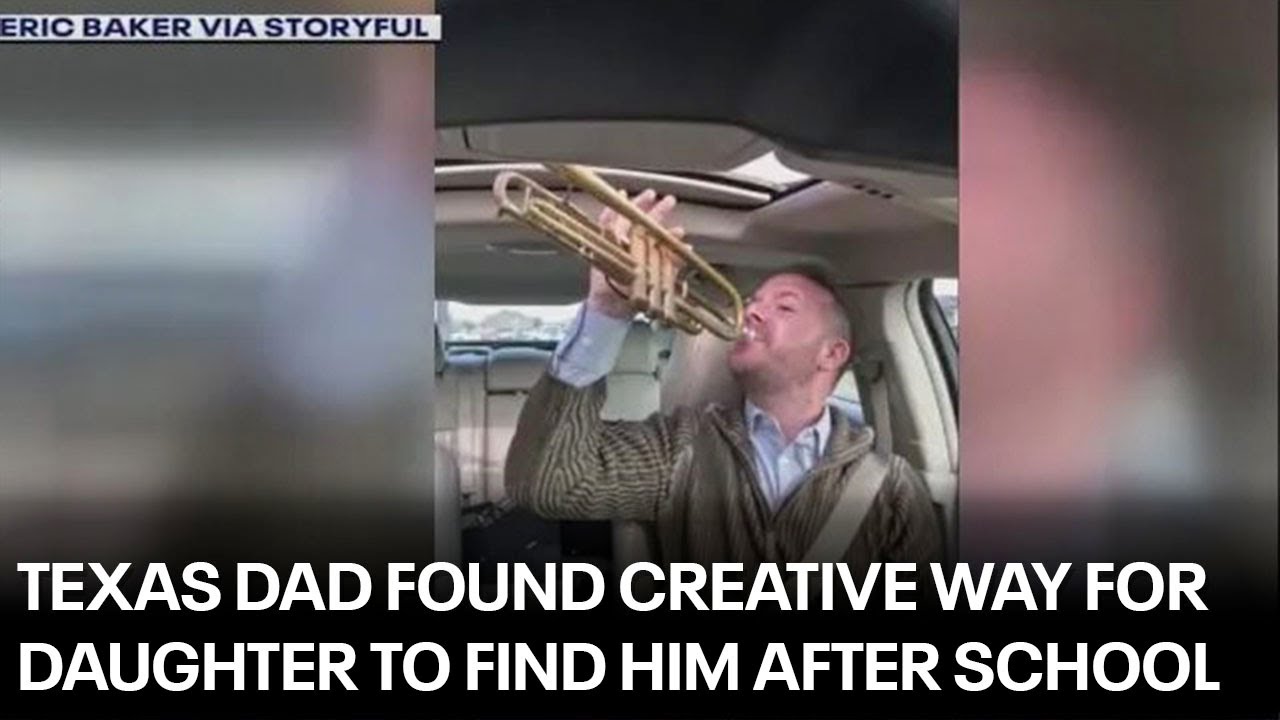 Texas dad plays 'Tequila' in school pickup line - YouTube