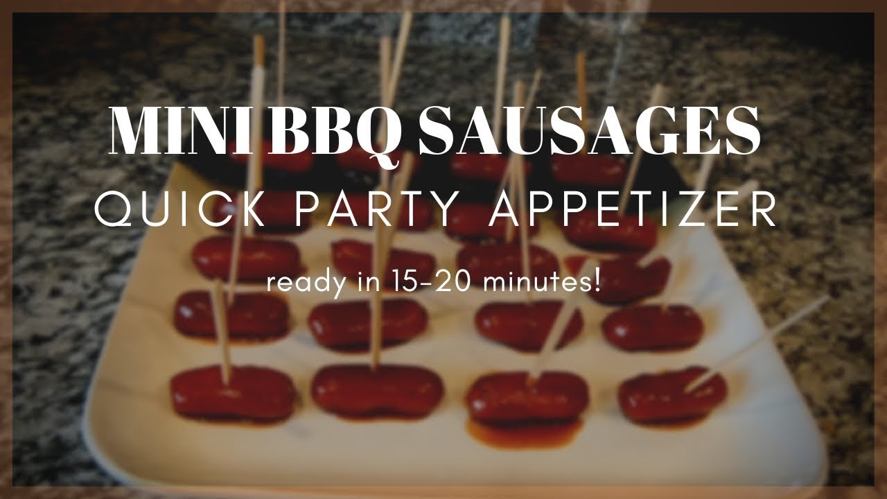 How to Prepare Mini Barbecue Sausages - YouTube