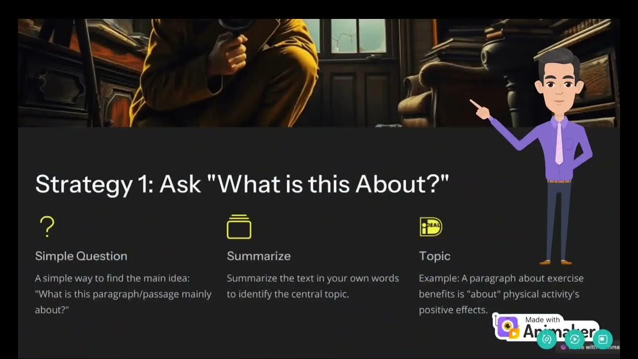 Finding The Main Idea - YouTube