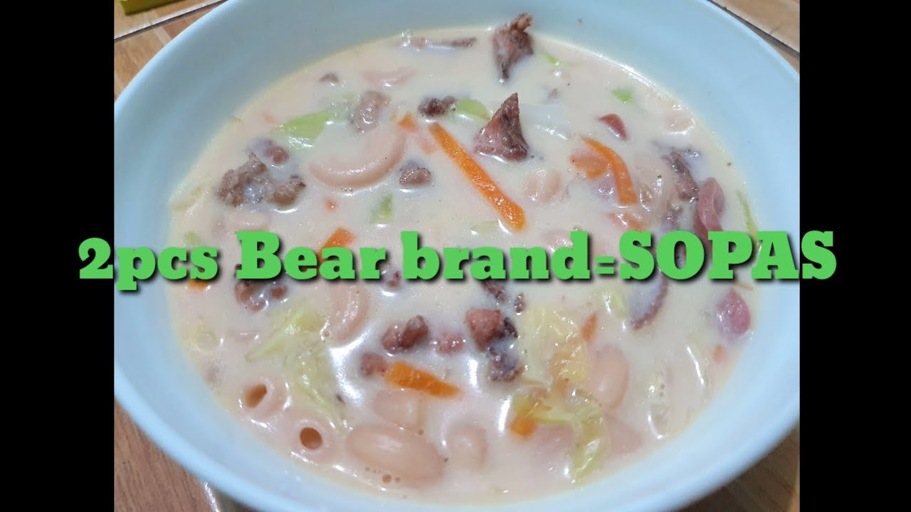 2 PCS BEAR BRAND = SOPAS - YouTube