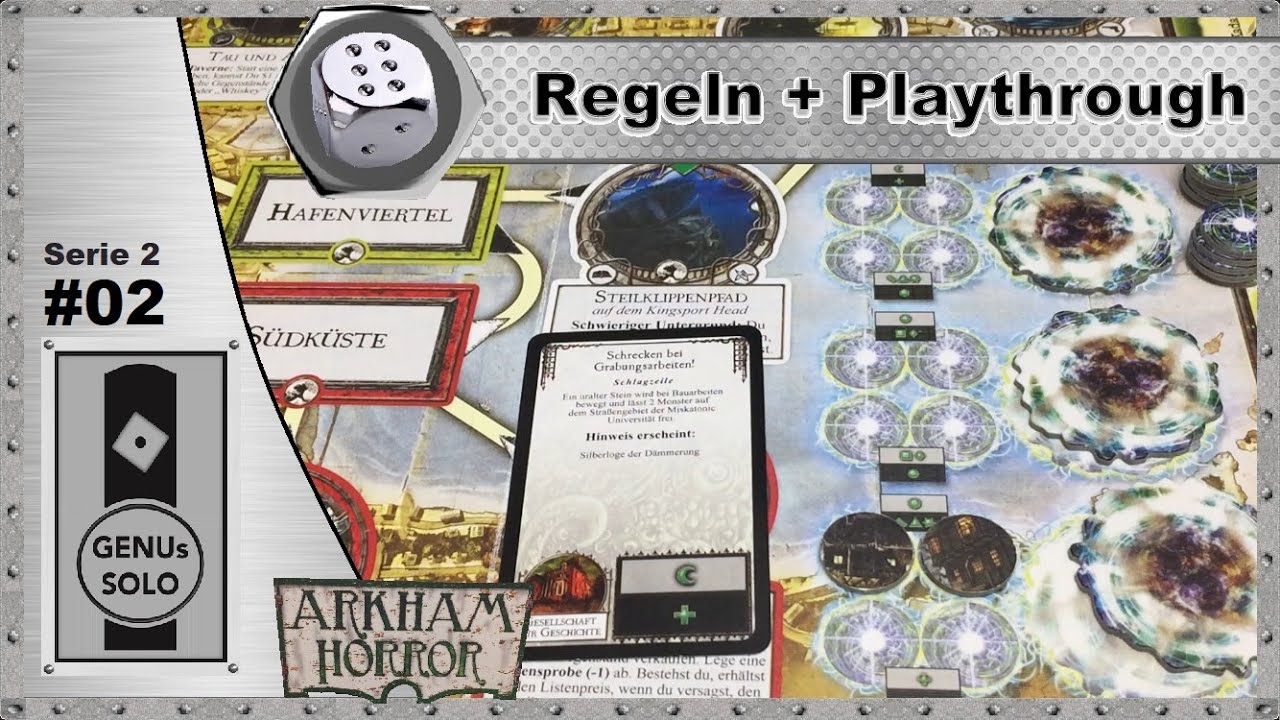 Arkham Horror 2. Edition mit allen Erweiterungen - S02E02 - Playthrough ...