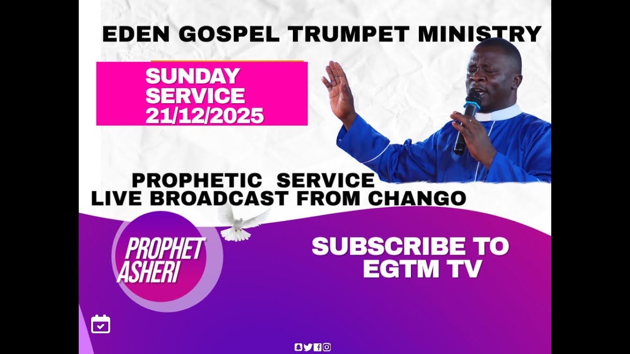 21/12/2025 - SUNDAY SERVICE LIVE BROADCAST FROM CHANGO - YouTube