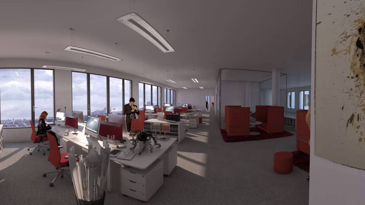 M EINS Open Office Space 360° - OVG by IMAGO Design - YouTube