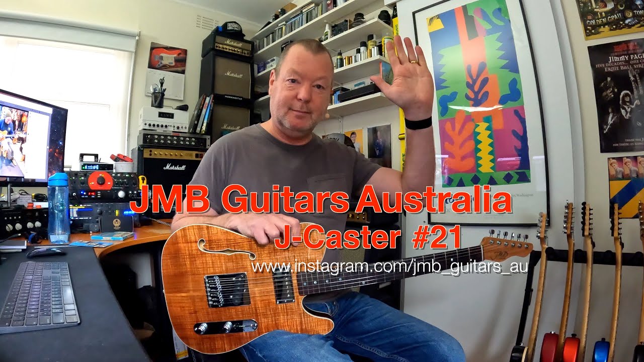 JMB Guitars Australia: J-Caster #21 T-Style Electric Guitar - YouTube