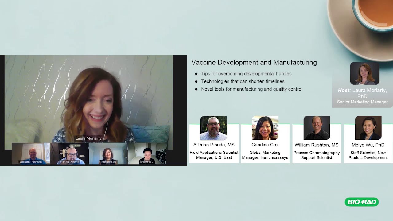WEBINAR — Expert Coffee Chats — Vaccine Development and Manufacturing ...