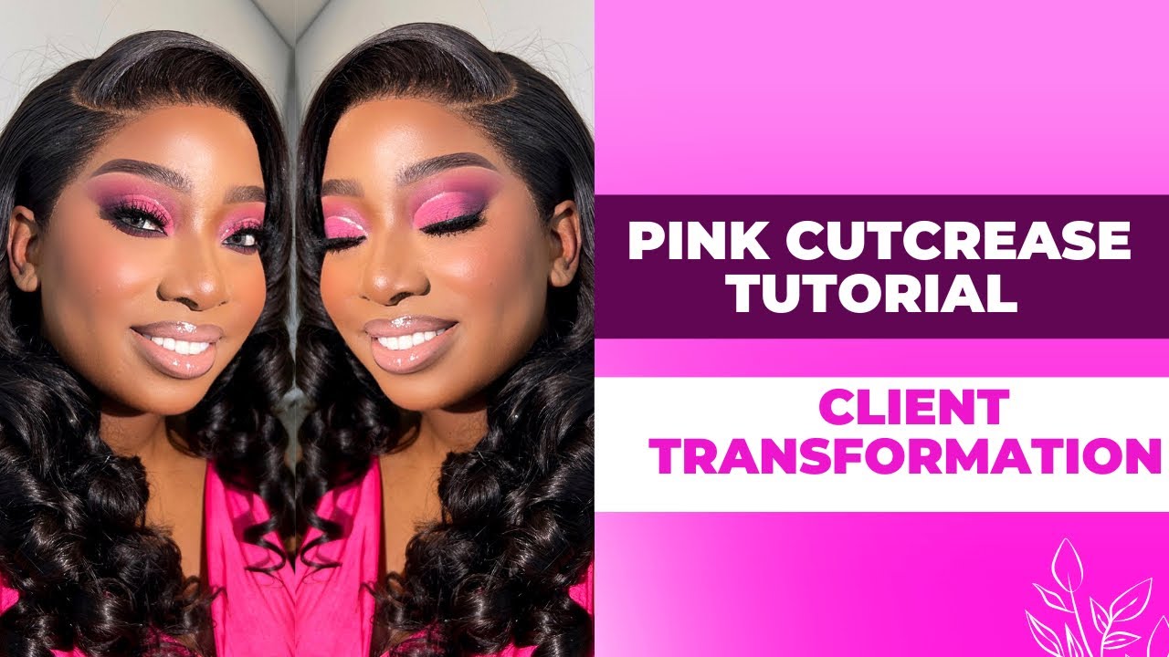 CLIENT TRANSFORMATION// PINK CUTCREASE FT HAIRBYKENNY1 - YouTube