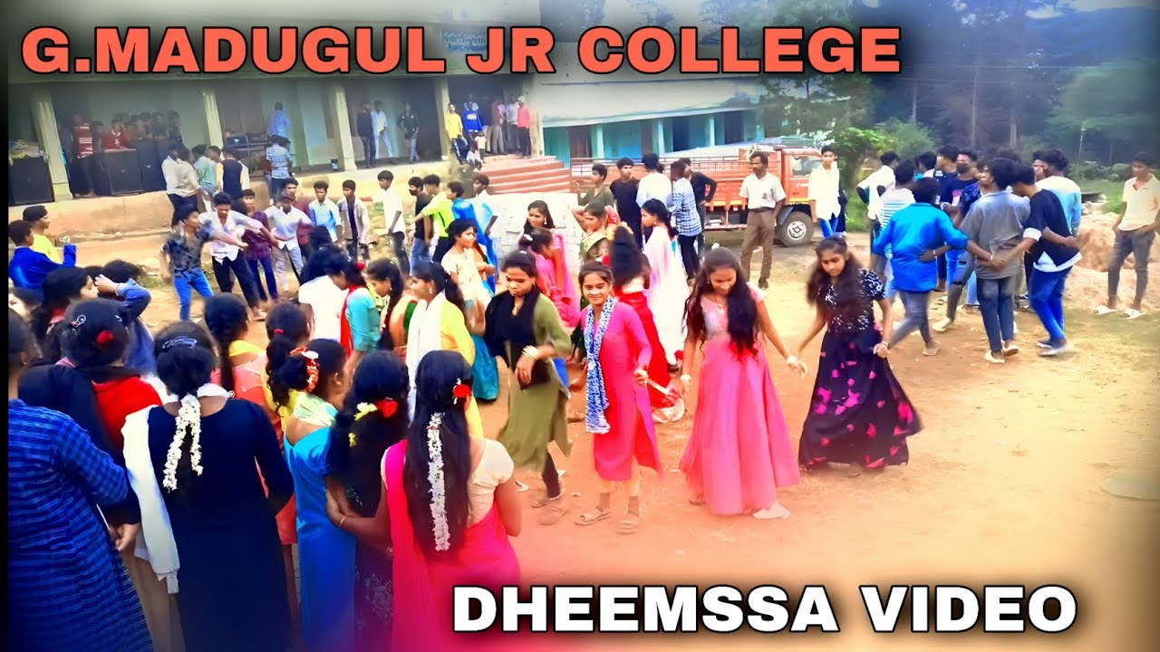 Jyothi Jyothi song || g.madugula Jr college dheemssa video - YouTube