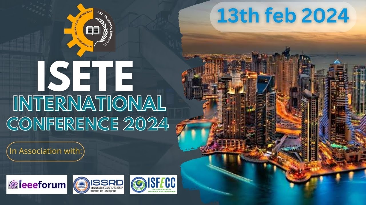 ISETE | International Conference | 13th February 2024 # ...
