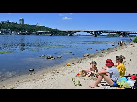 Strandurlaub am Dnepr in Kiew | AFP