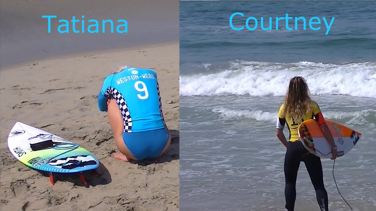 Tatiana Weston-Webb Wins US Open of Surfing 2016 Quarter Finals - YouTube
