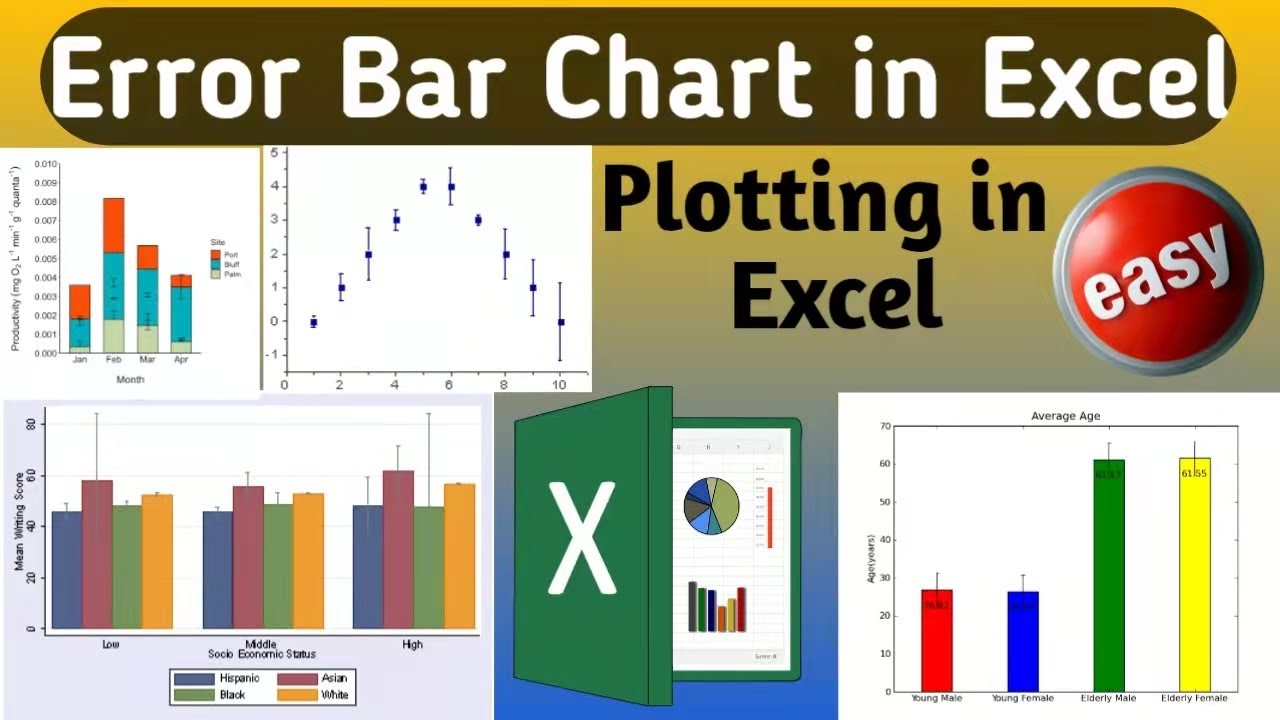 How To Create Standard Error Bar Chart In Excel Error Bar Graphs How To Create Standard Error Bar Chart In Excel Error Bar Graphs