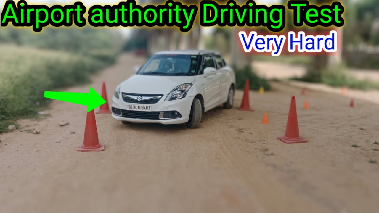 Airport authority // Driving Test // Step by Step //#airportauthority ...