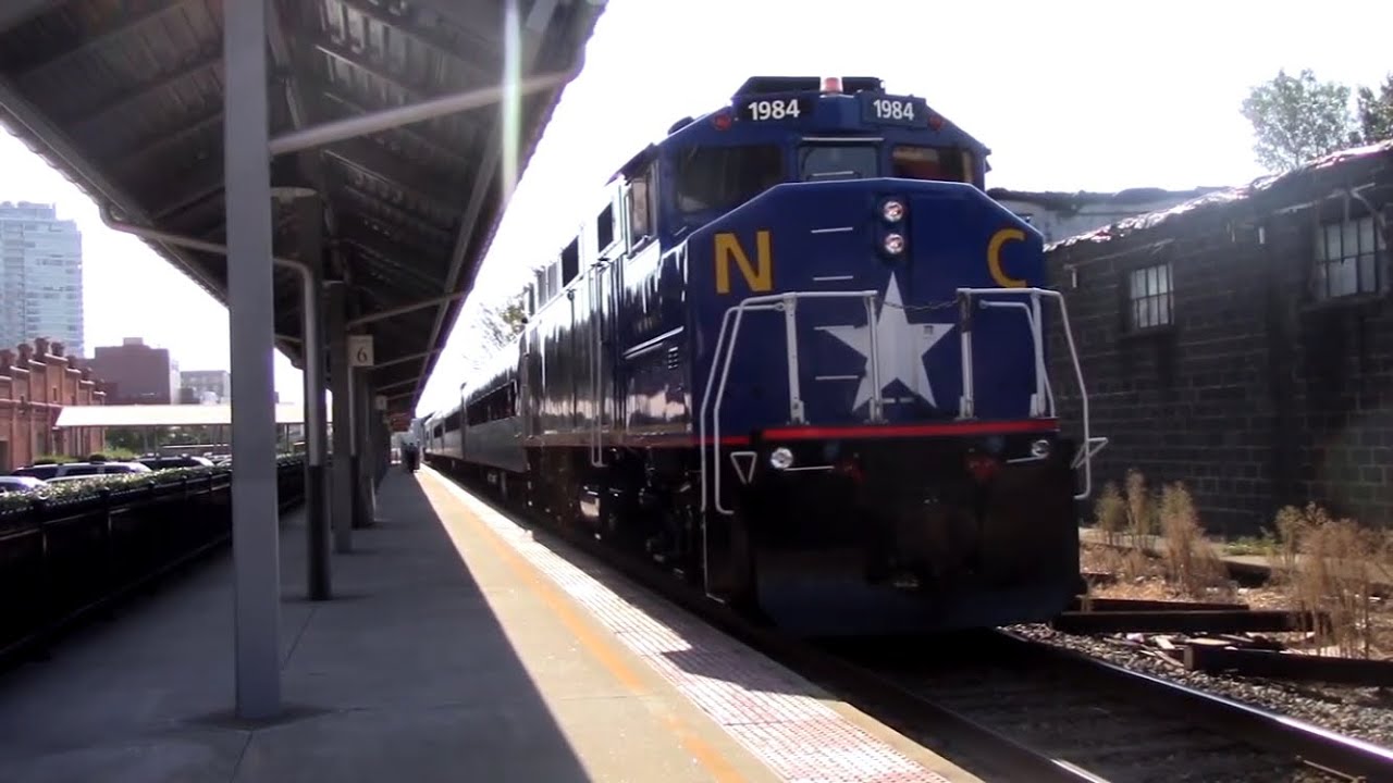 Amtrak Piedmont Train 75 Arriving & Departing Durham, NC - YouTube