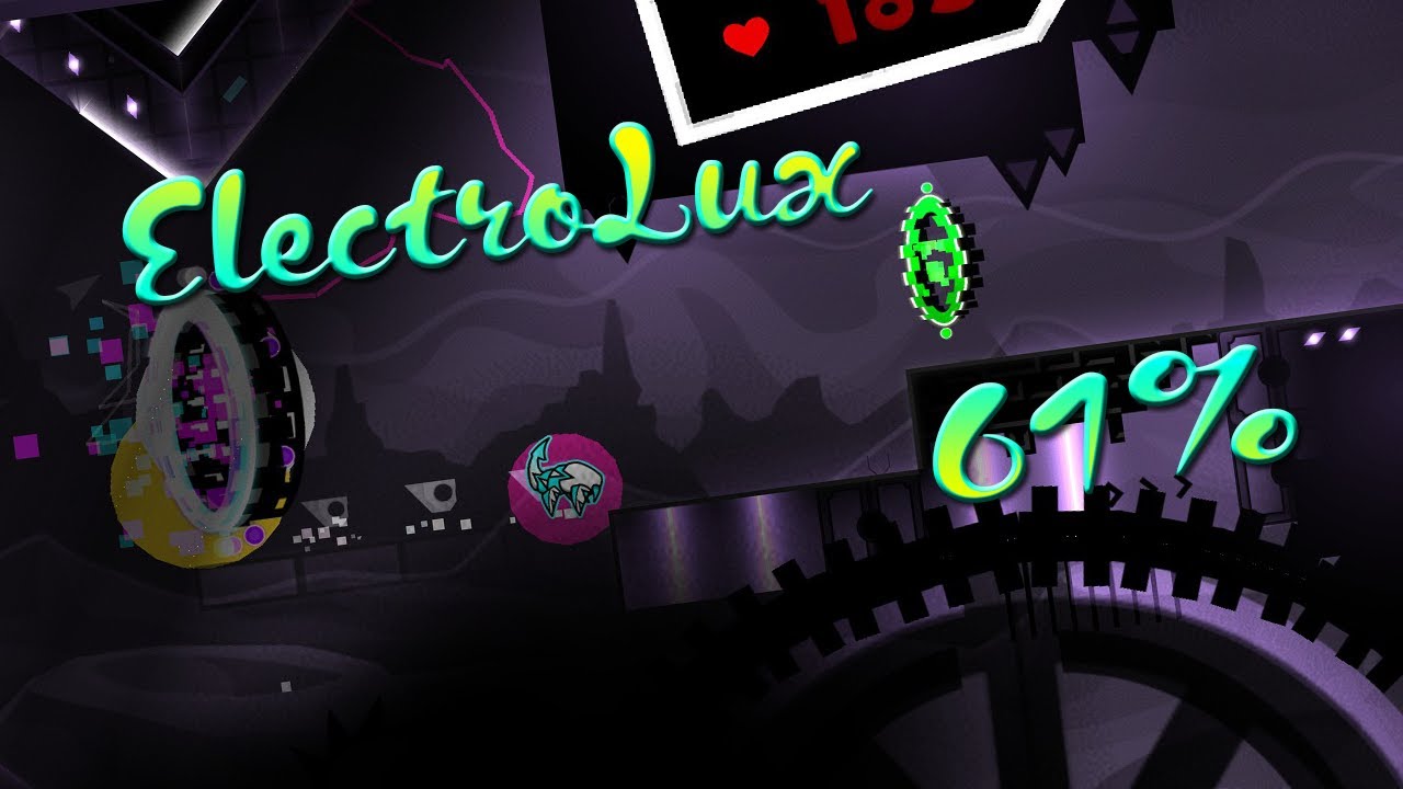 [75 Hz]Geometry Dash - прохождение. ElectroLux By:AdvyStyles 61% ...