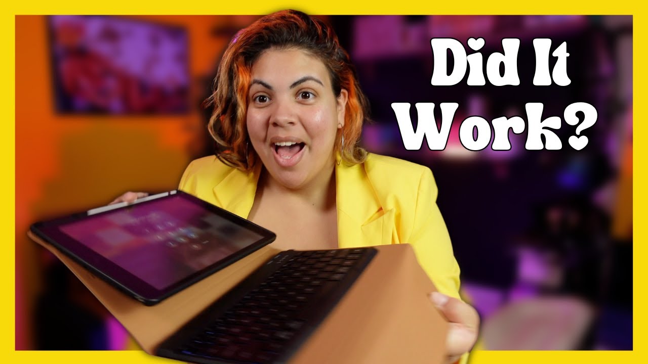 I Bought The Cheapest iPad Keyboard Case On Amazon - YouTube