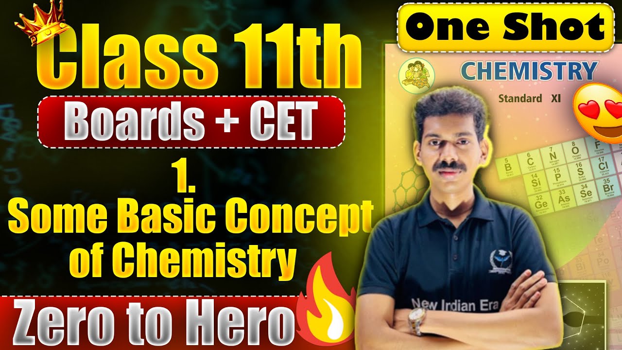 One Shot 1.Basic Concept of Chemistry Class 11th by New Indian Era # ...