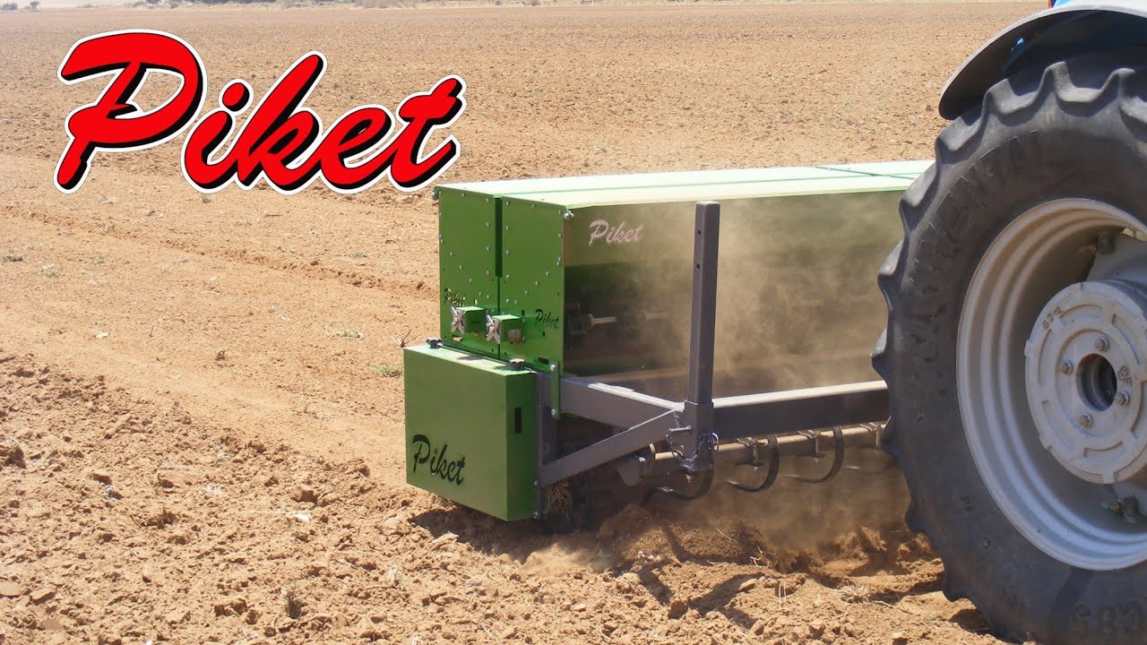 Piket 2.8m fine seed planter - YouTube