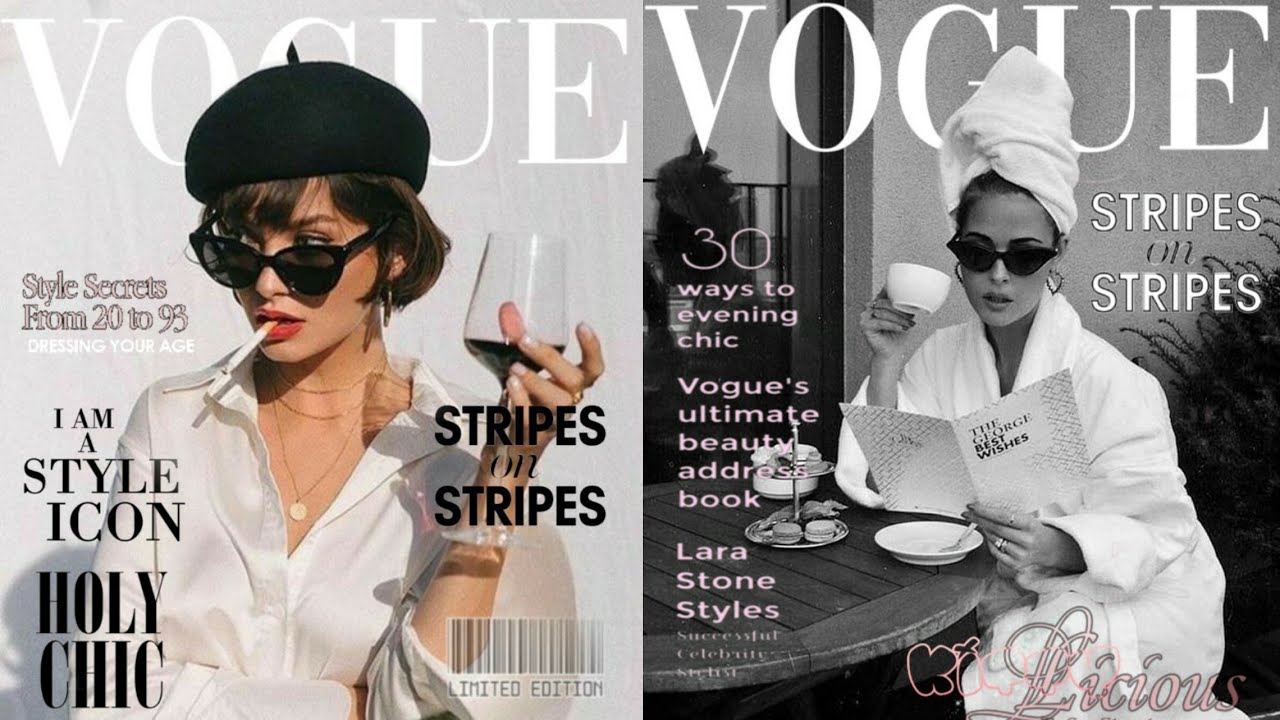 TUTORIAL EDIT FOTO VOGUE CHALLENGE - YouTube