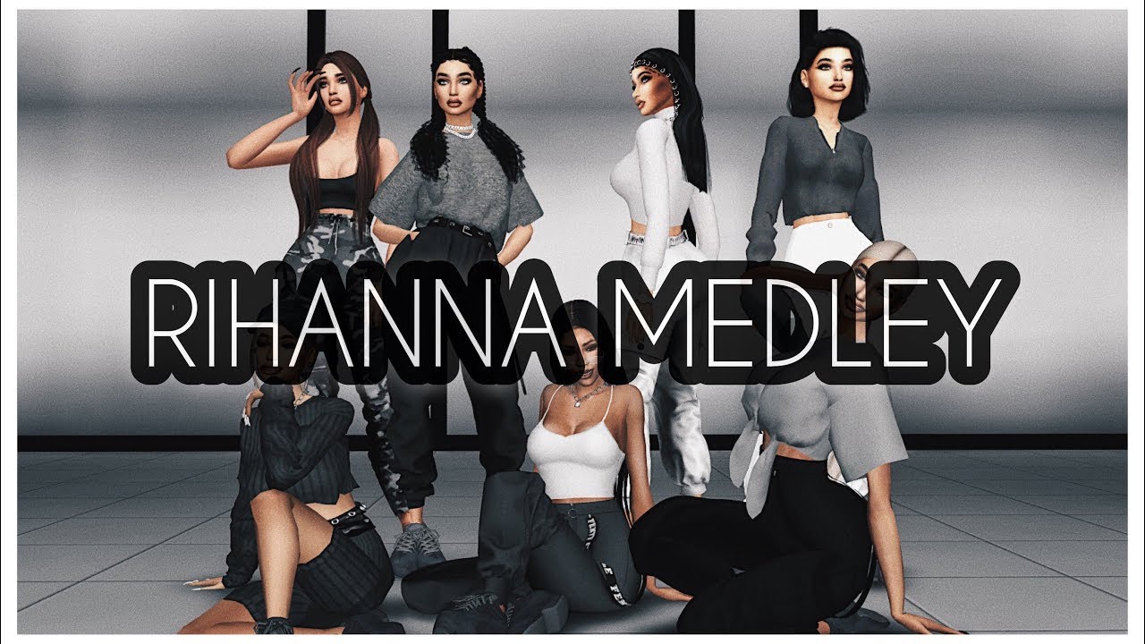 rihanna dancehall medley [sims 4] - YouTube