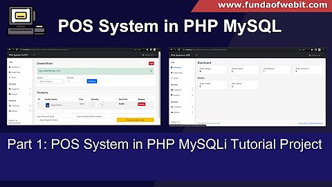 POS System in PHP MySQLi Project Tutorial - YouTube