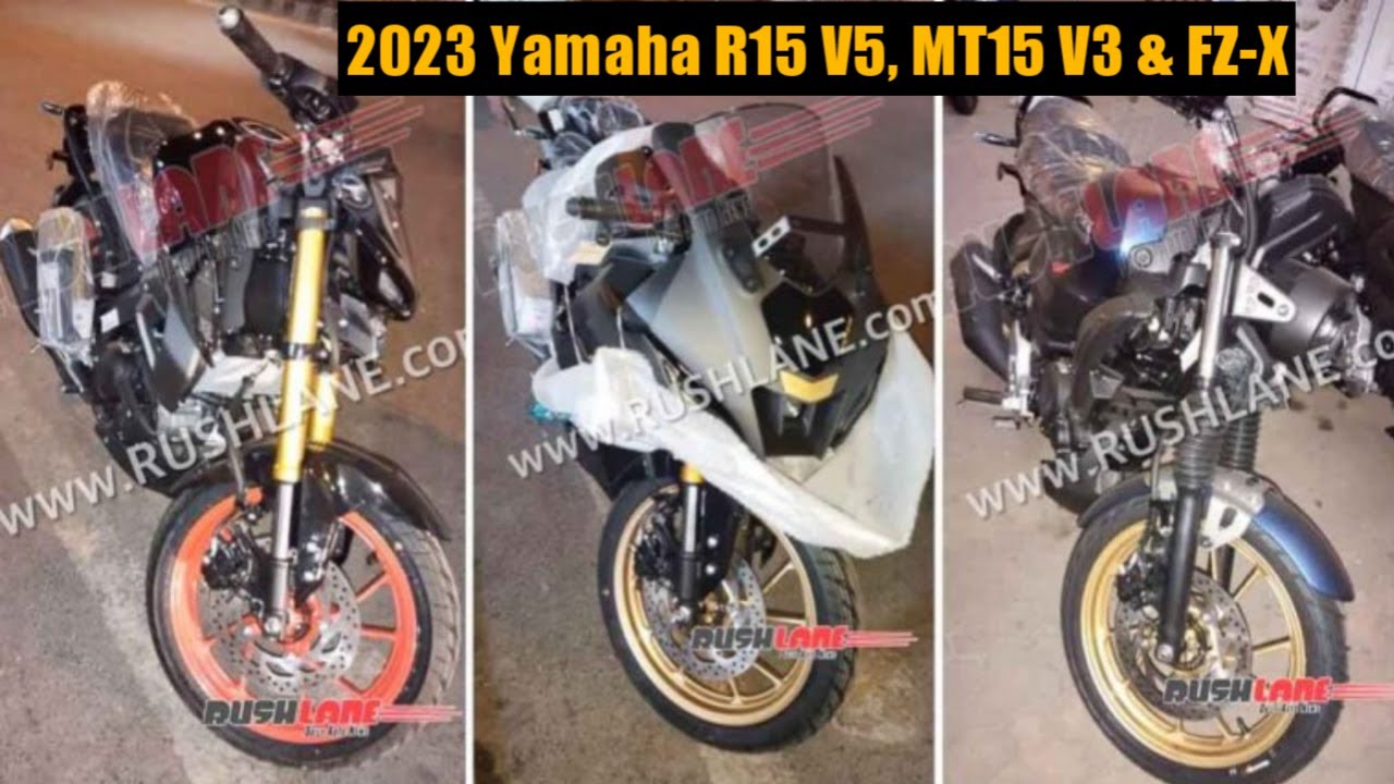 Exclusive 2023 Yamaha R15 V5 & MT-15 V3 & FZ-X150 Dual Channel ABS ...