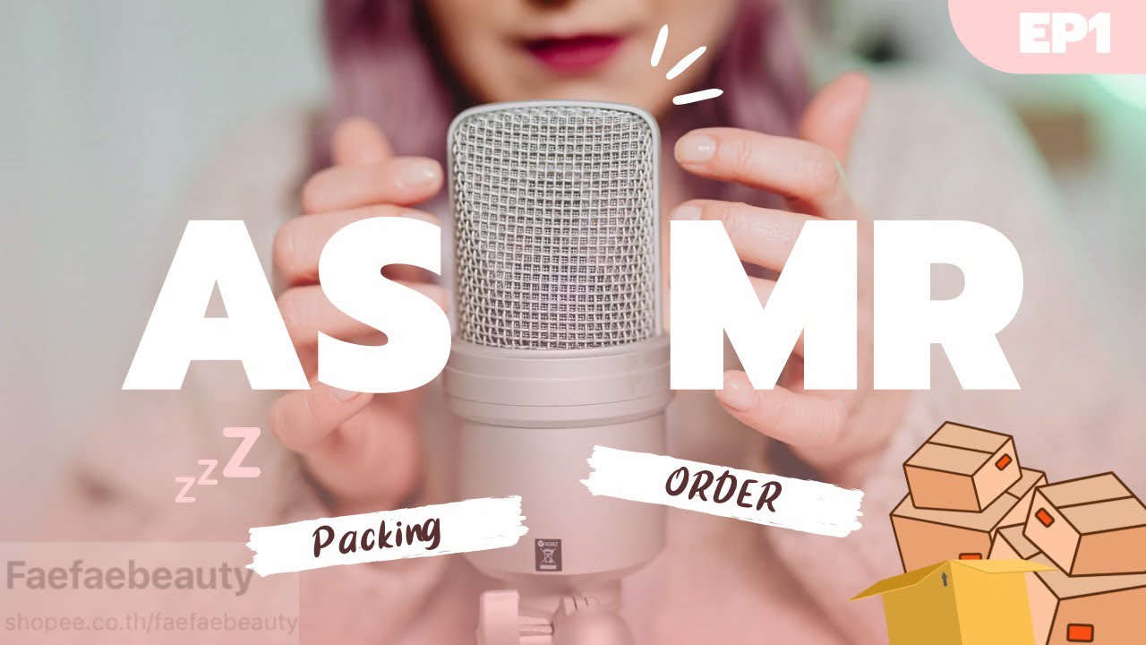 Faefaebeauty : packing asmr - YouTube