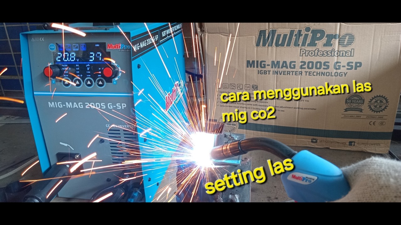 Cara menggunakan mesin las mig // yang benar untuk welding for ...