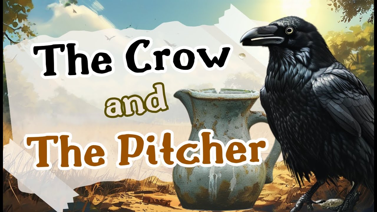 Solve problem & Never give up | The Crow and the Pitcher | Aesop's ...