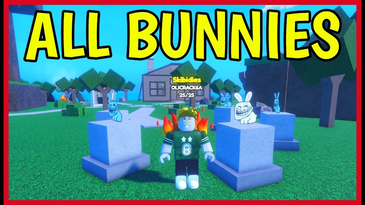 How to get ALL BUNNIES in FIND THE BUNNIES 25 Roblox - YouTube