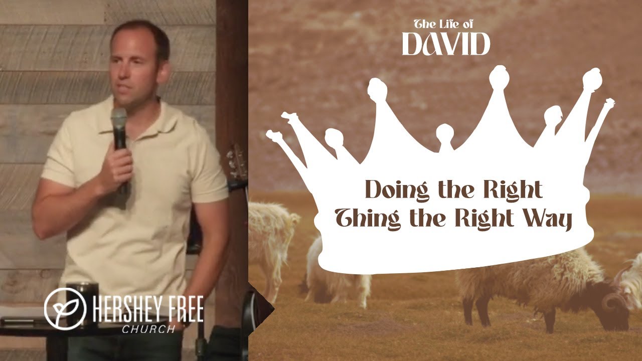 Doing the Right Thing the Right Way Sermon - YouTube