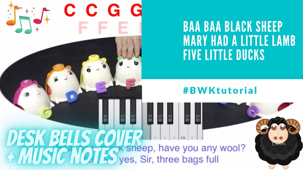 BAA BAA BLACK SHEEP, MARY HAD A LITTLE LAMB, FIVE LITTLE DUCKS ...