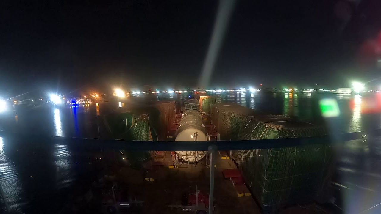 Making bridge in Morgan city on towboat - YouTube