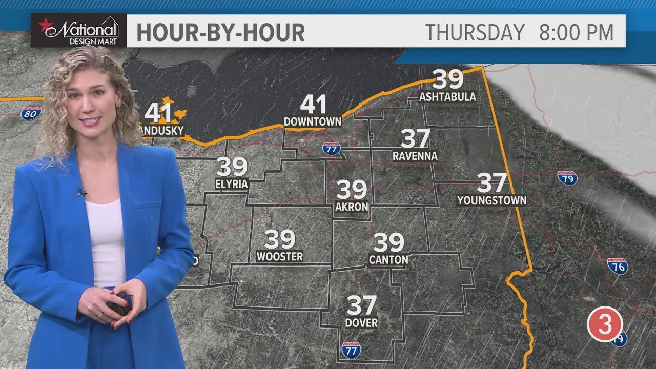Thursday's extended Cleveland weather forecast: Temps in the upper 40s ...