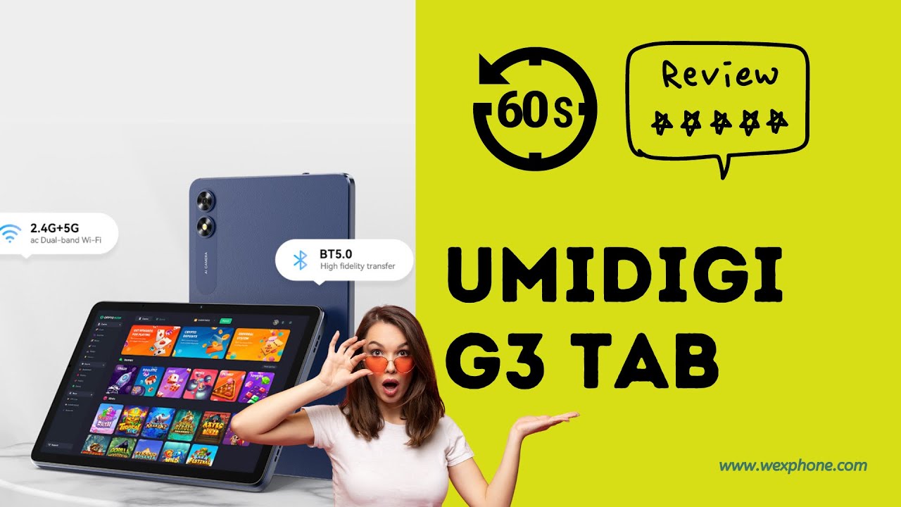 UMIDIGI G3 Tab: Quick Tablet Review and Specifications - YouTube